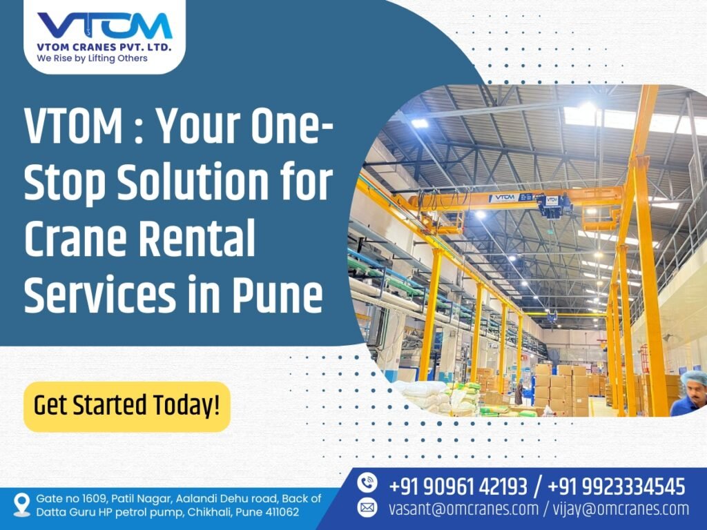 Expert Crane Service Pune | Top Crane Rental Services VTOM